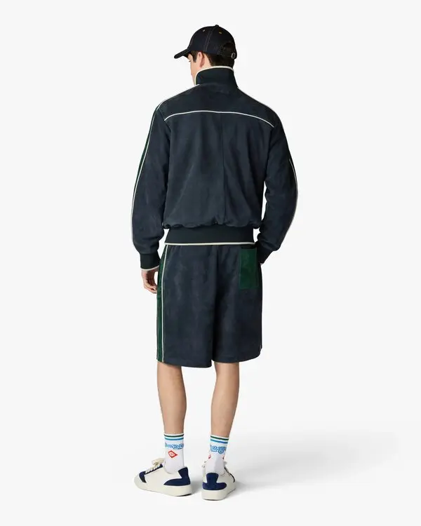 Casablanca Navy & Suede Track Jacket