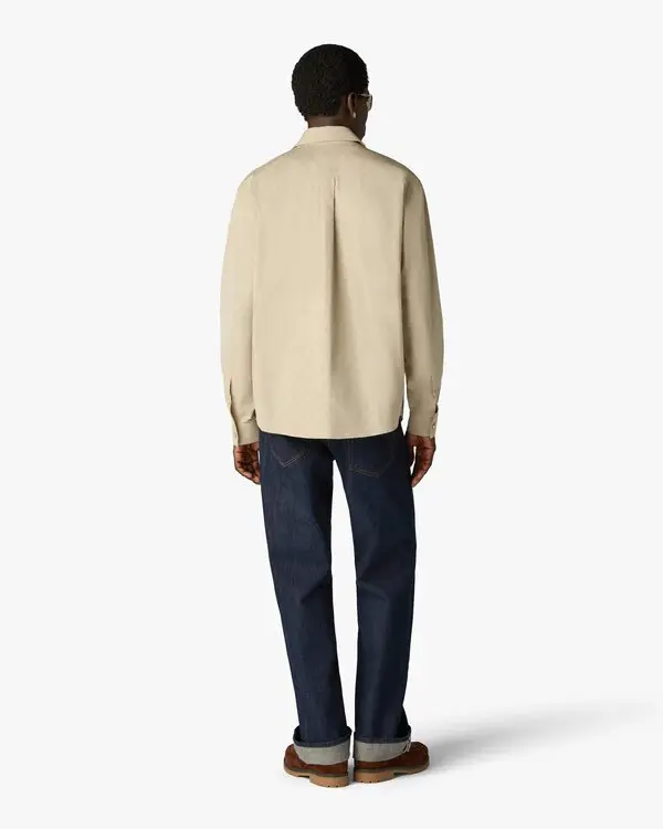 Casablanca Beige Monogram Long Sleeve Shirt