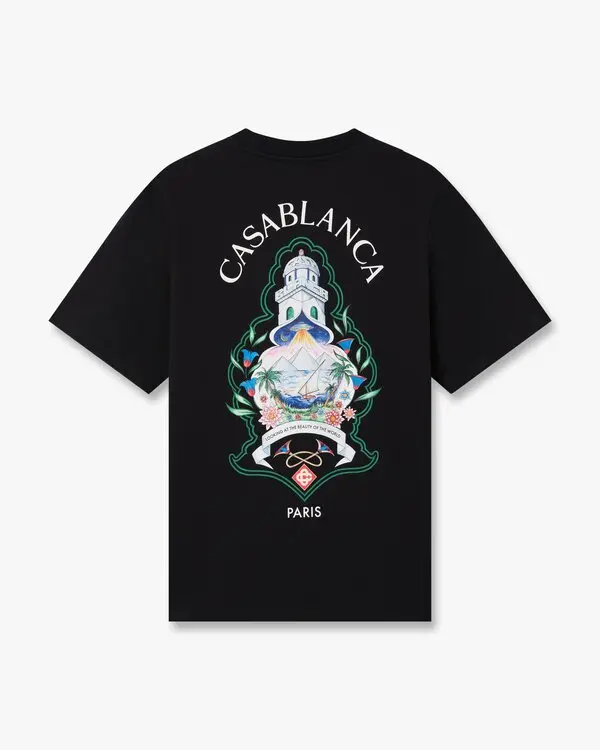 Casablanca Hotel Emblem Short Sleeve T-shirt