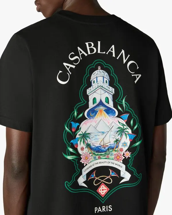 Casablanca Hotel Emblem Short Sleeve T-shirt