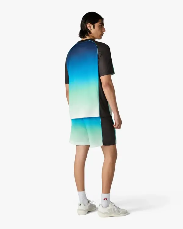 Casablanca Blue & Gradient Short Sleeve Football Shirt