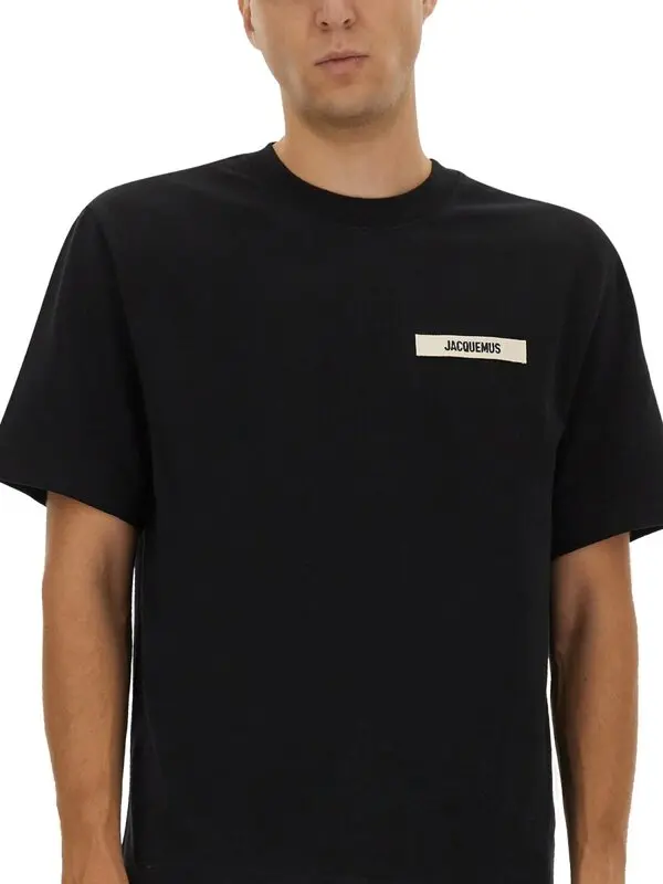 Jacquemus The Grosgrain Shirt - Black