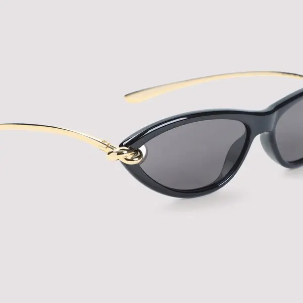 Bottega Veneta Knot Cat Eye Sunglasses - Black