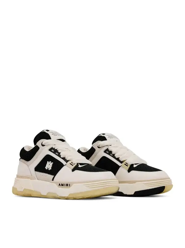 Amiri Ma-1 "black Alabaster" Sneakers