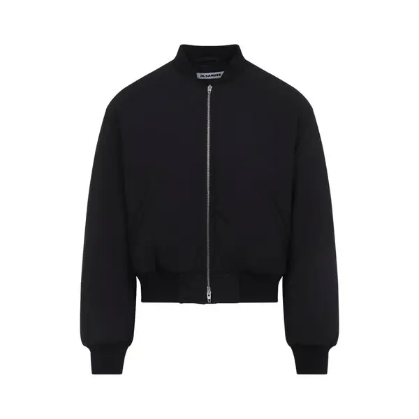JIL SANDER Cropped Bomber Jacket
