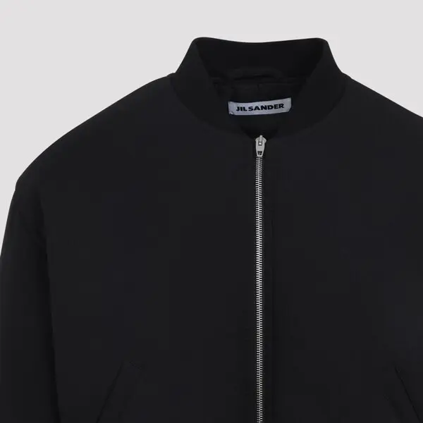 JIL SANDER Cropped Bomber Jacket
