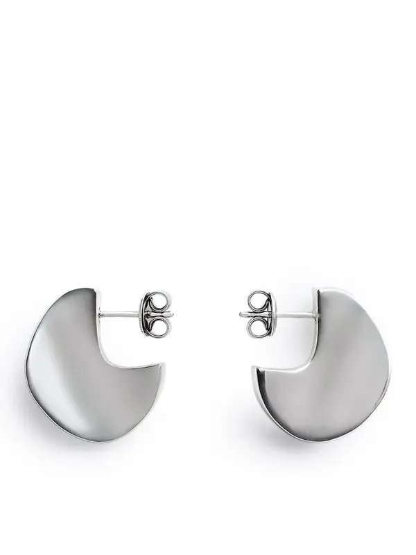 Bottega Veneta Geometric Sterling Earrings - Silver
