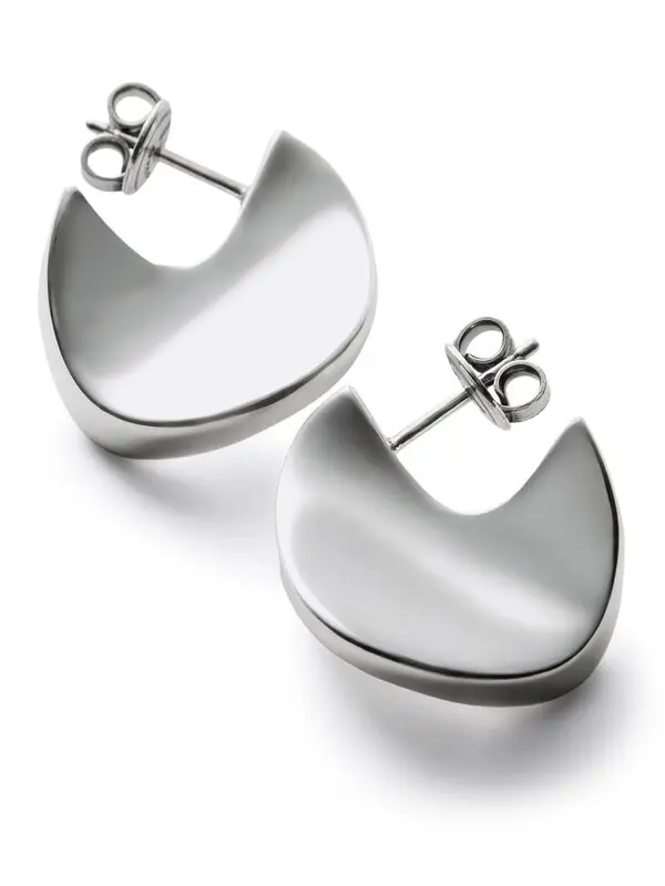 Bottega Veneta Geometric Sterling Earrings - Silver