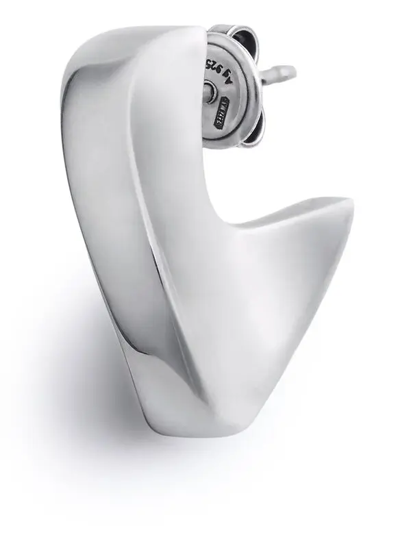 Bottega Veneta Geometric Sterling Earrings - Silver