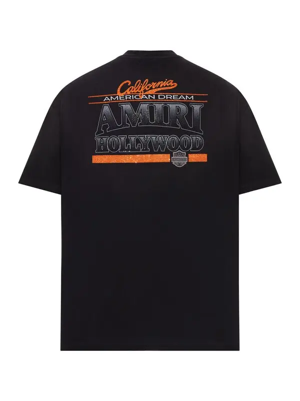 Amiri American Dream Crystal Cotton T-shirt