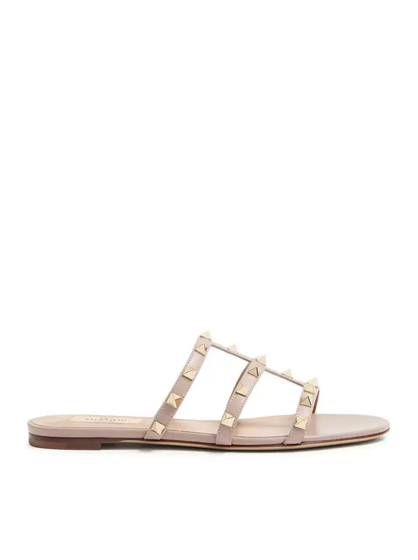 Valentino Garavani Rockstud Slide Sandals - Multicolor