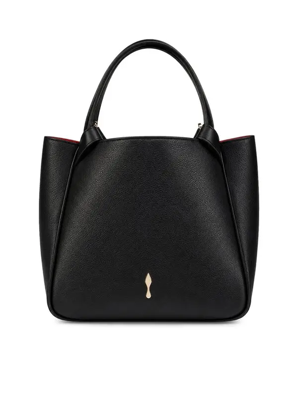 CHRISTIAN LOUBOUTIN Bettina Mini Calfskin Tote Bag - Black