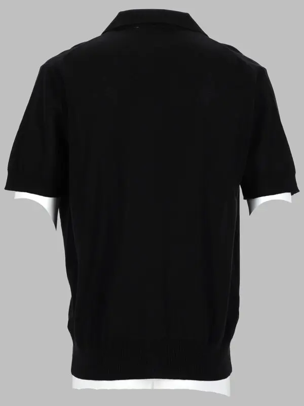 VIVIENNE WESTWOOD Cardigan Polo - Black