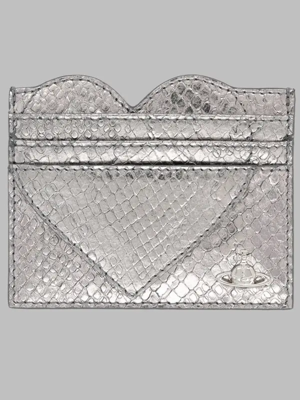 VIVIENNE WESTWOOD Portacarte Heart - Gray