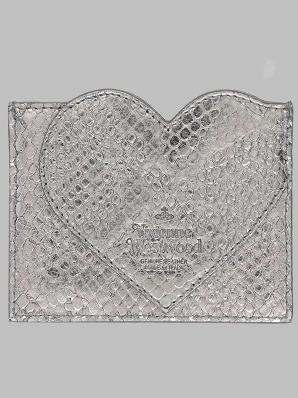 VIVIENNE WESTWOOD Portacarte Heart - Gray