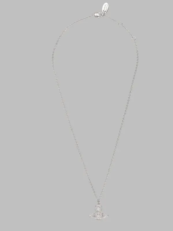 VIVIENNE WESTWOOD Carmela Bas Relief Pendant Necklace - Silver