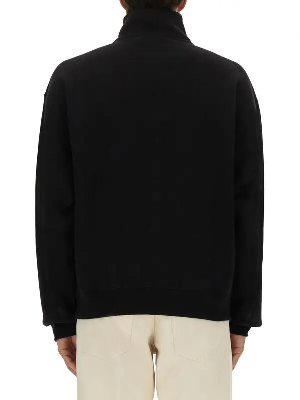 Jacquemus Zippered Stand Collar Sweatshirt