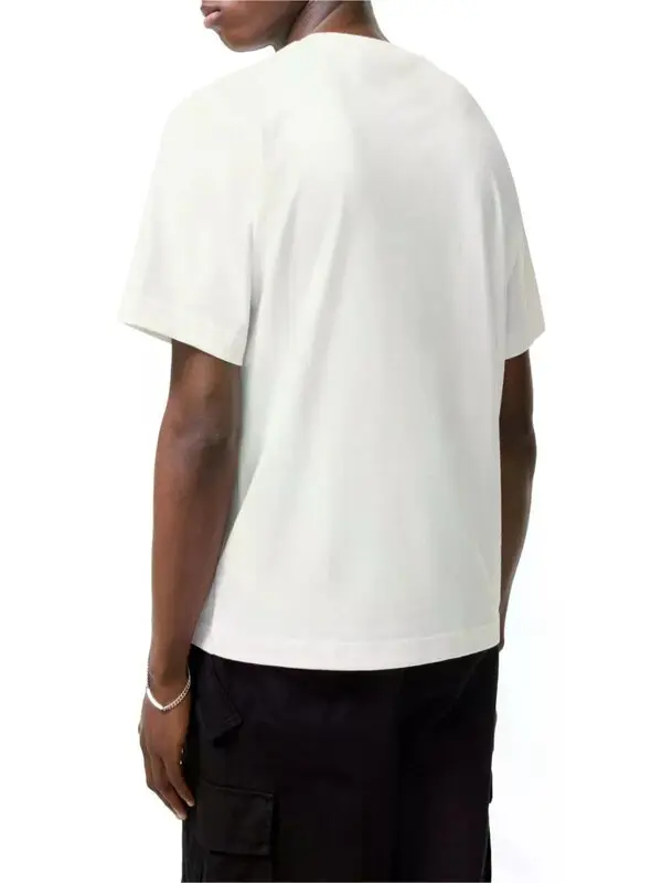 Burberry Check-flag Cotton T-shirt - Neutrals