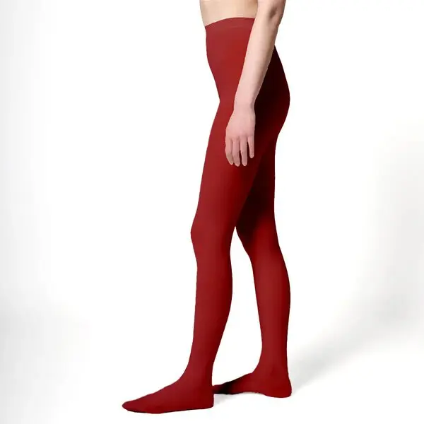 STEMS Lux 65 Opaque Tights - Red