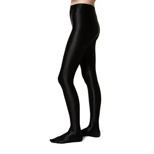 STEMS Slick Gloss Tights - Black