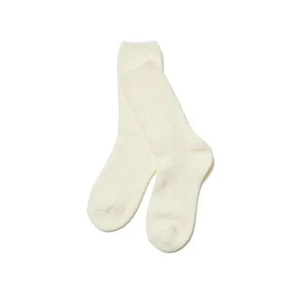 STEMS Sydney Plush Crew Socks - Cream