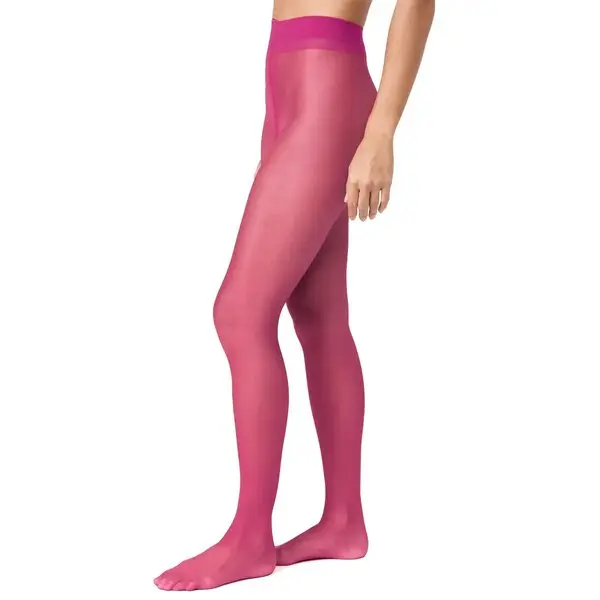 STEMS Avery Sheer 10 Tights - Hot Pink