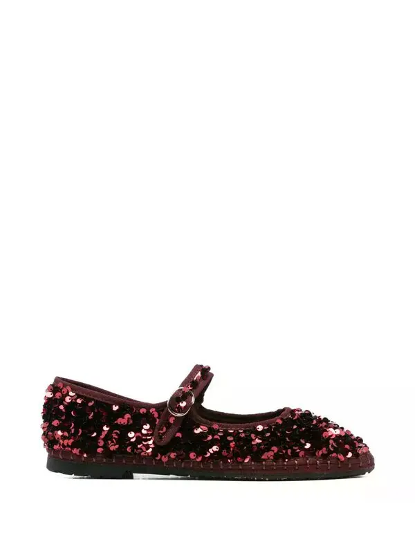 FLABELUS Little Prince Sequin-embellished Ballet Flats