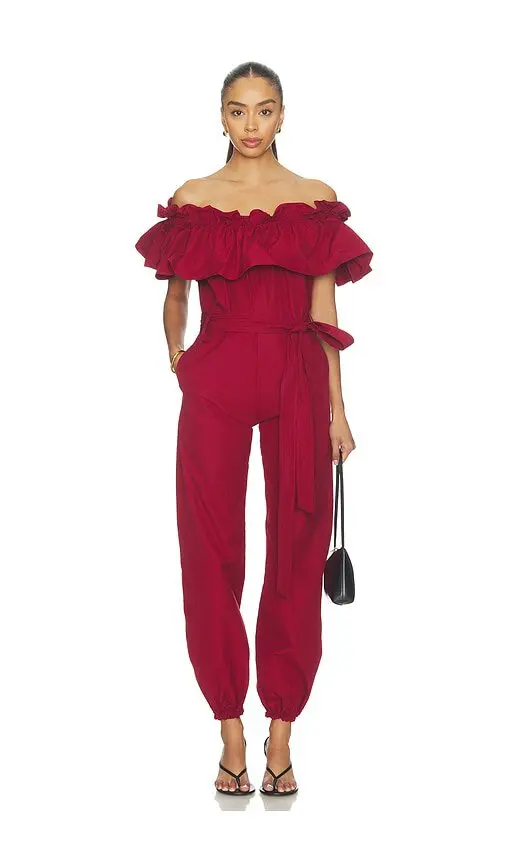 FRANOISE Sadie Jumpsuit - Red