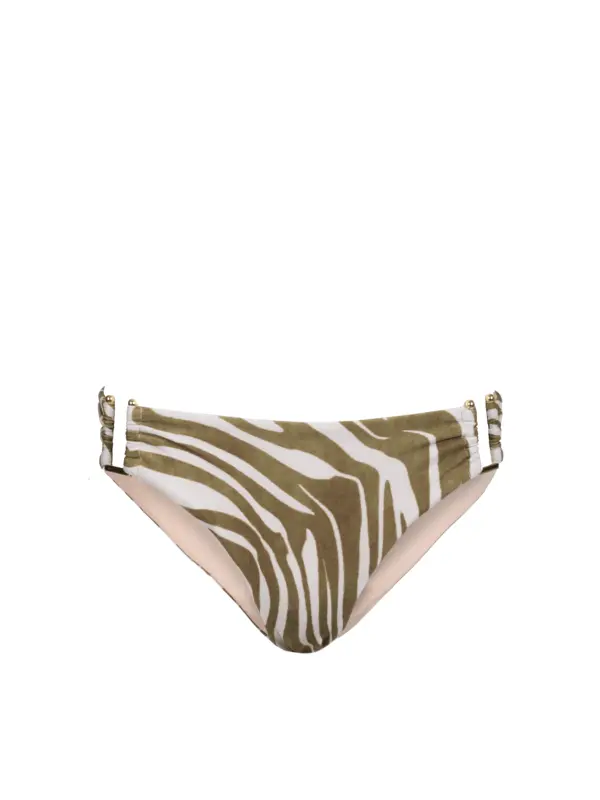 CHANGE OF SCENERY Layla Hipster Bottom In Serengeti Animal Print - Yellow