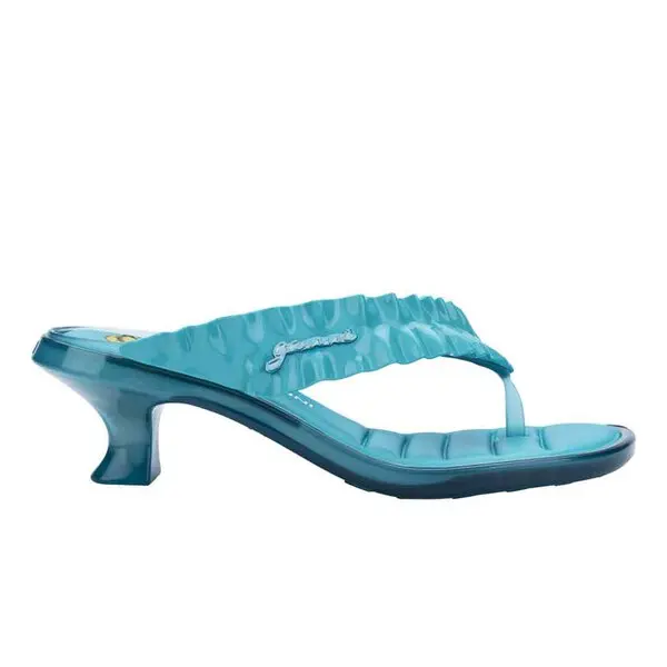 Melissa X Ganni Thong Kitten Heel Sandals