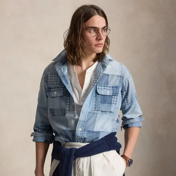 Ralph Lauren Classic Fit Patchwork Workshirt