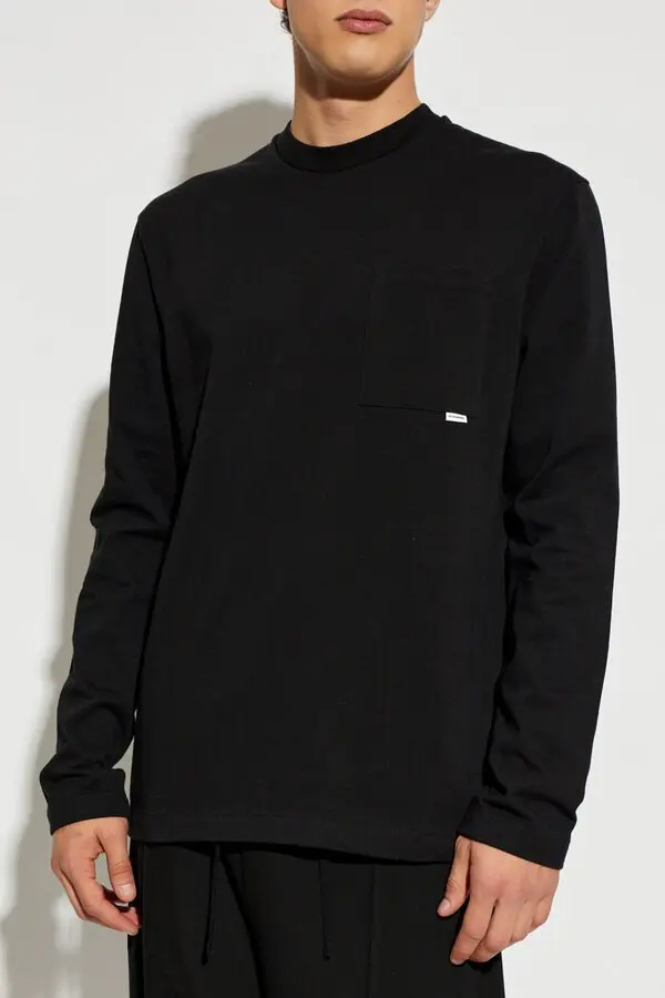 JIL SANDER Long Sleeve T-shirt - Black