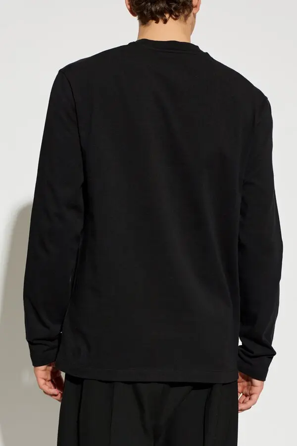 JIL SANDER Long Sleeve T-shirt - Black
