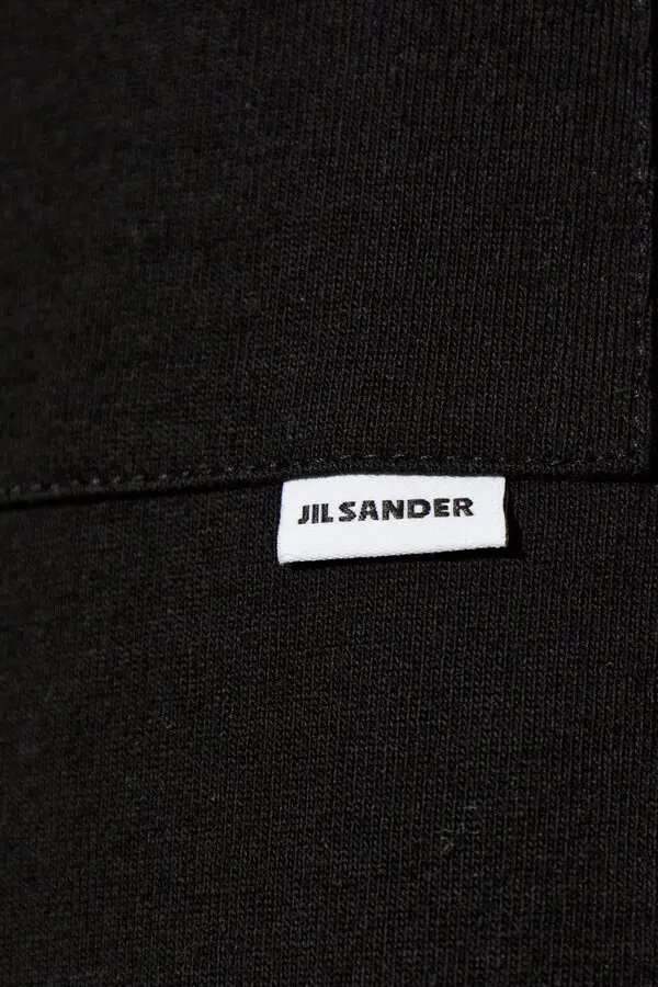 JIL SANDER Long Sleeve T-shirt - Black