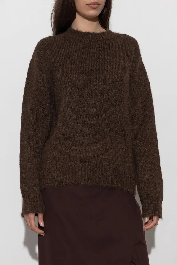 JIL SANDER Wool And Alpaca Blend Crew Neck Sweater