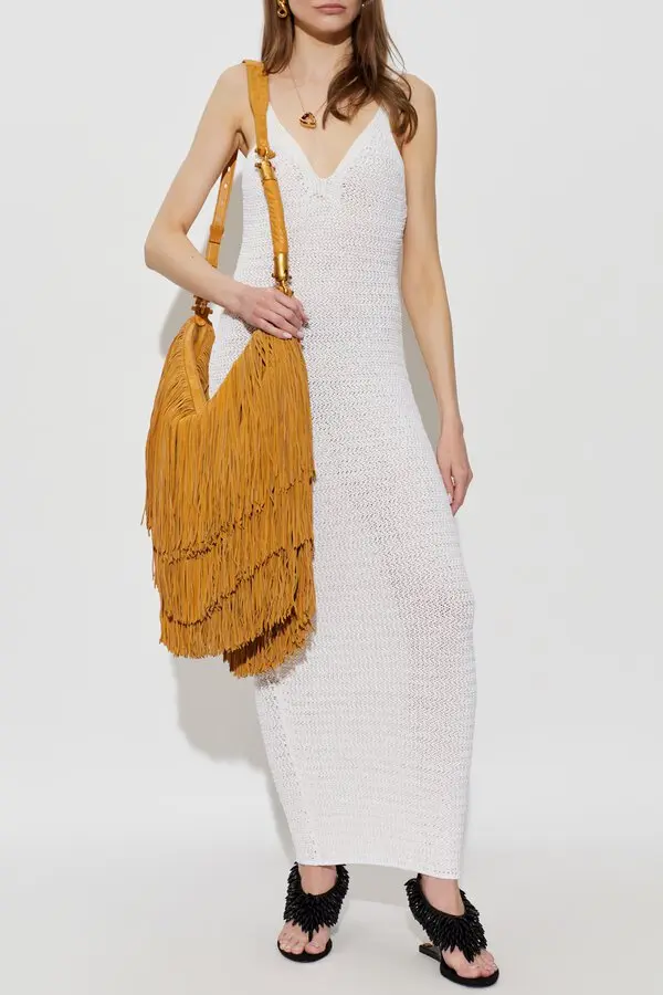 Balmain Crochet Maxi Dress