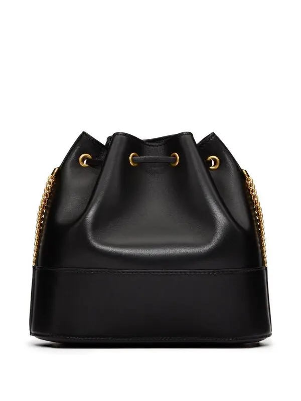 Valentino Garavani Vlogo Signature Mini Bucket Bag - Black