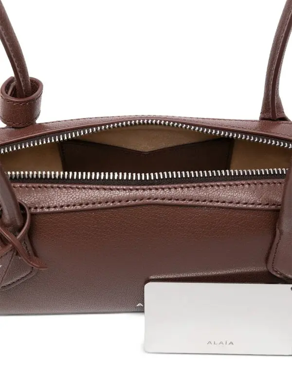 Alaïa Le Teckel Small Leather Shoulder Bag - Brown