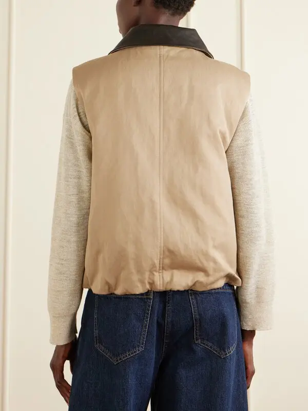 Brunello Cucinelli Reversible Padded Gilet - Gray