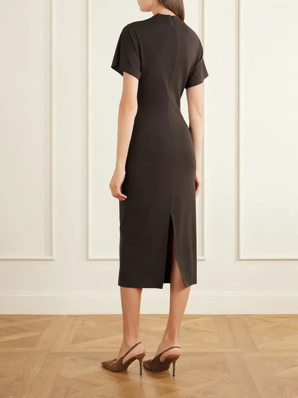 Brunello Cucinelli Belted Midi Dress
