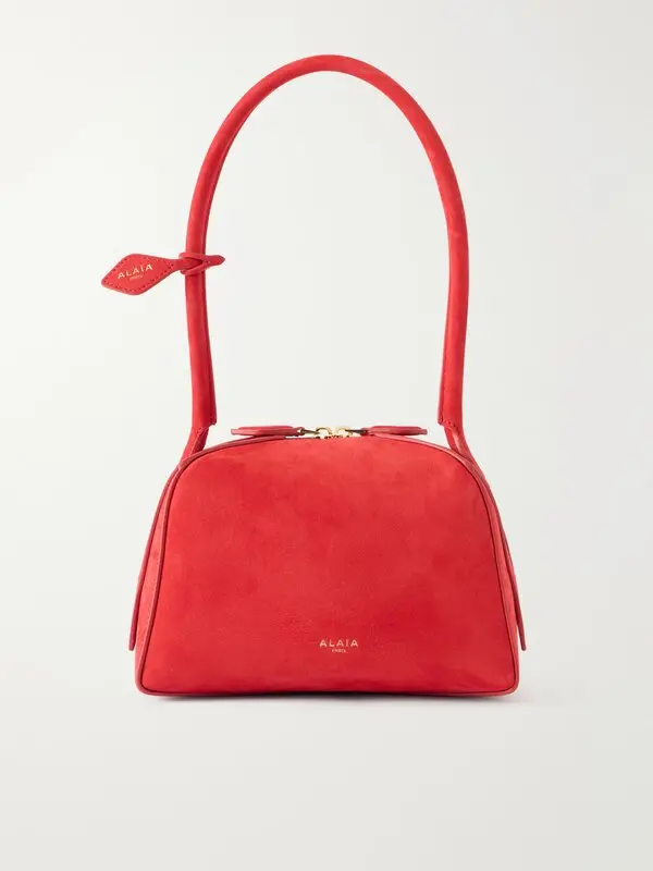 Alaïa Le Bouledogue Mini Shoulder Bag - Red