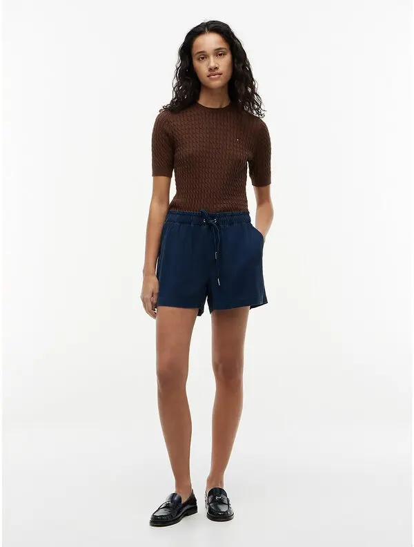Tommy Hilfiger Lightweight Pull-on Shorts - Navy