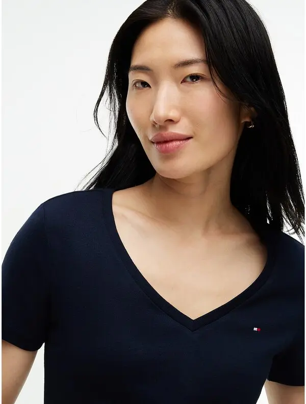 Tommy Hilfiger V-neck Cotton T-shirt