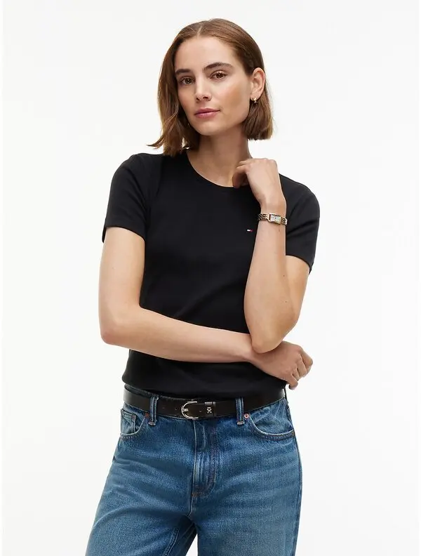 Tommy Hilfiger Crewneck T-shirt - Black