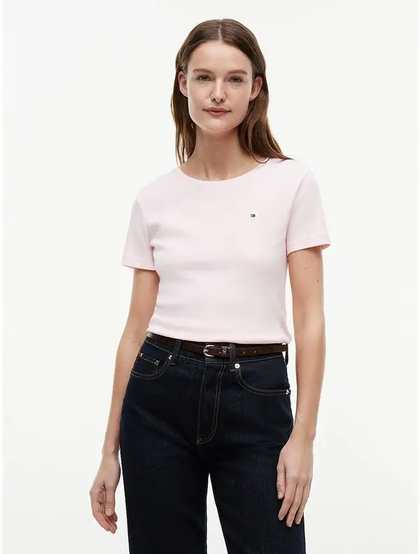 Tommy Hilfiger Crewneck T-shirt - Icy Pink