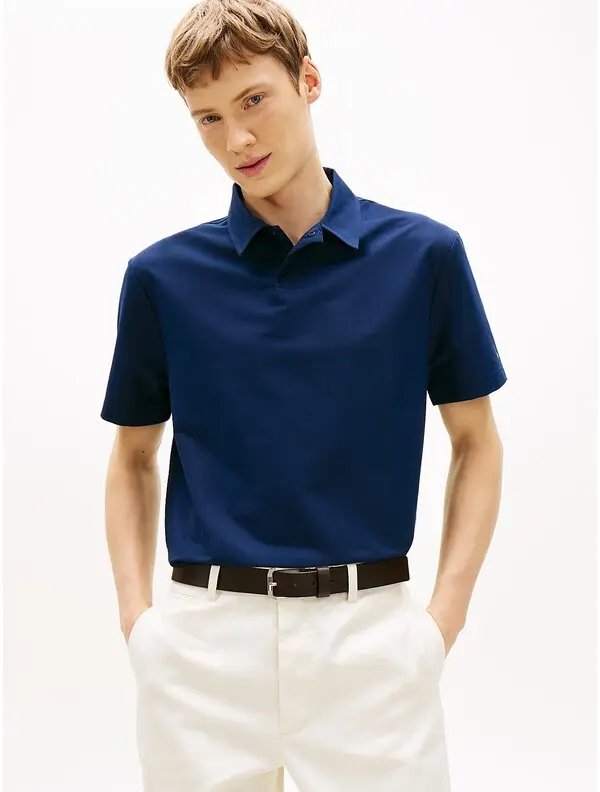 Tommy Hilfiger Th Performance Lightweight Polo - Light Navy