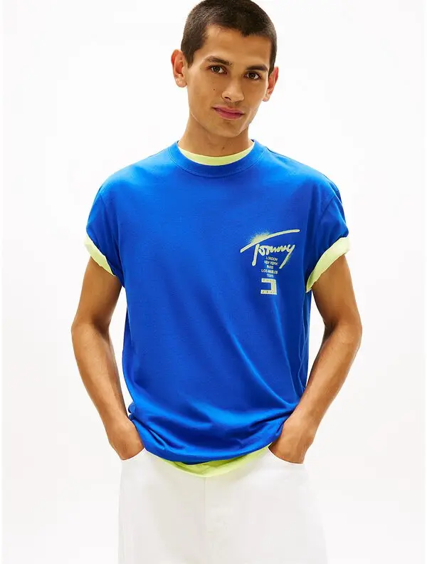 Tommy Hilfiger Spray Paint Logo T-shirt