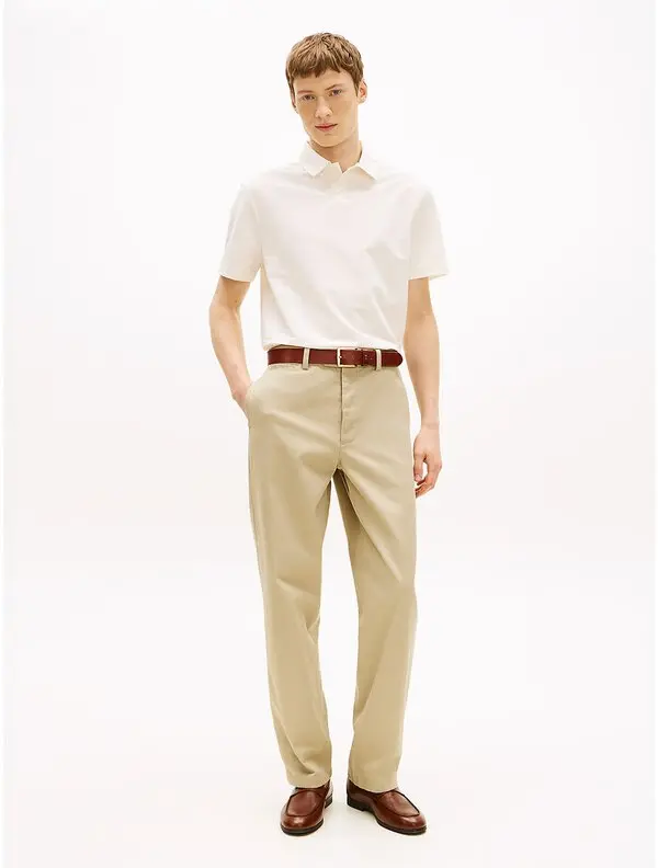 Tommy Hilfiger Th Performance Lightweight Polo - Ivory Petal