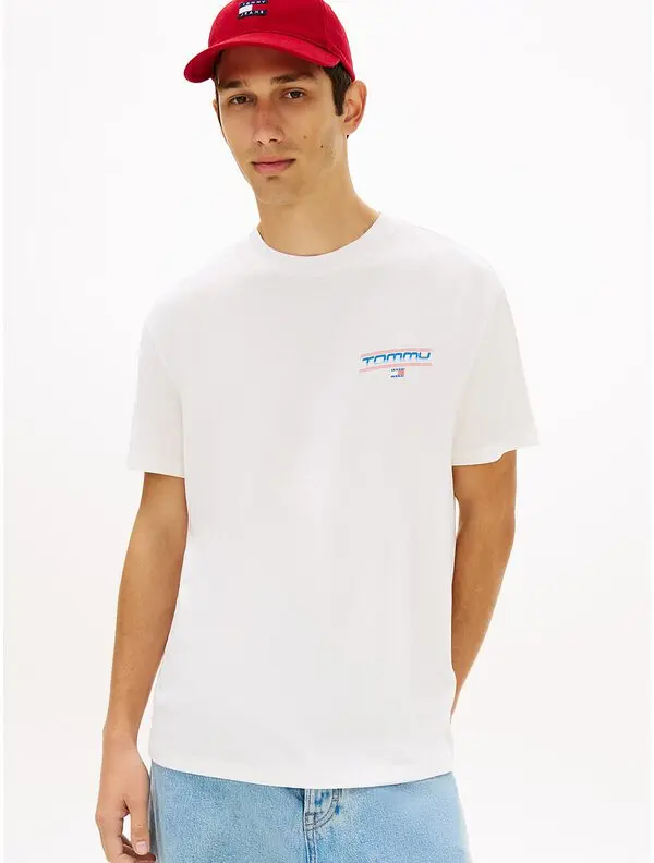 Tommy Hilfiger Fitness Graphic T-shirt - Ecru