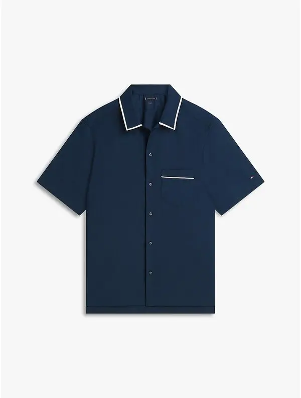 Tommy Hilfiger Relaxed Fit Lightweight Wool Shirt